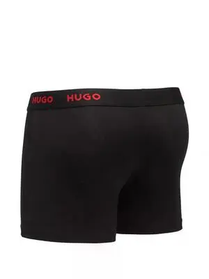 Hugo Three-pack Boxer Briefs In Stretch Cotton