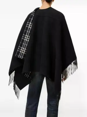 Burberry 羊毛毯式斗篷