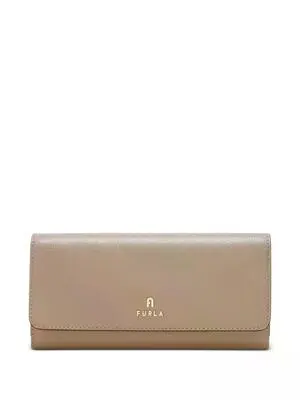 Furla Logo-plaque Grained-leather Wallet