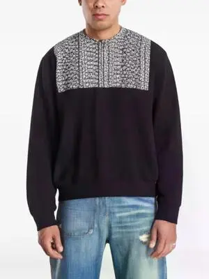 MAISON MARGIELA Logo-print Sweatshirt - Black