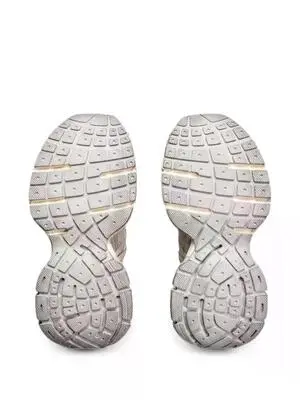 Balenciaga 3xl Extreme Laces Mules In Eggshell