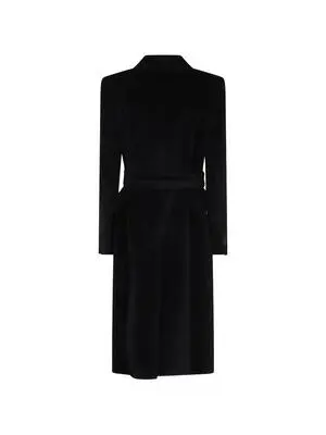 Tagliatore Double-breasted Belted Coat