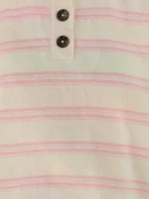 THE GARMENT Como Dads Striped Short-sleeve Polo Shirt