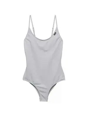 Prada One-piece Jersey Swimsuit - Grey