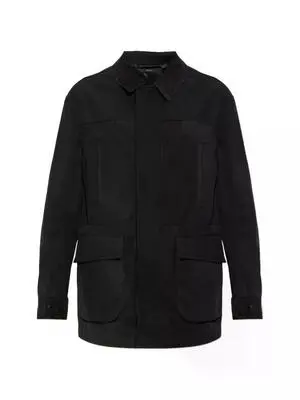 TOM FORD Twill Collar Field Jacket - Black