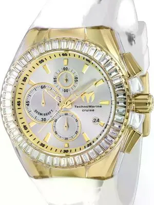 TECHNOMARINE Cruise Crystal-embellished 45mm Watch - Silver