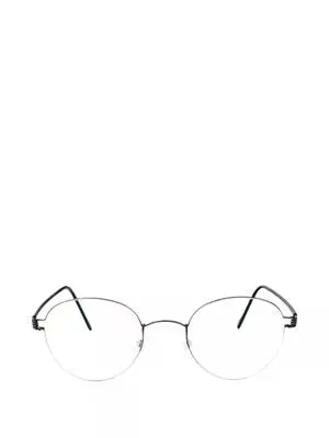 LINDBERG Round-frame Glasses - Black