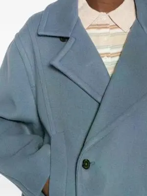 SEMICOUTURE Double-breasted Notch-lapel Coat