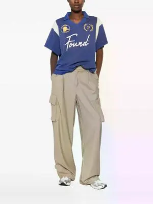 FOUND Premier League Logo-print Panelled T-shirt