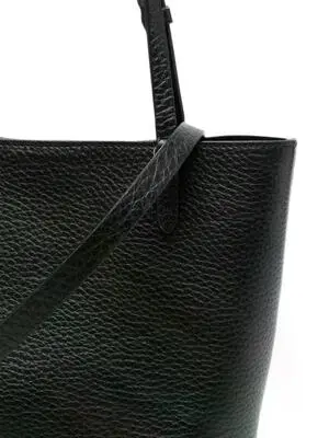 Valentino Garavani Rockstud Grained Leather Tote Bag - Black