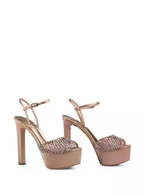LE SILLA Gilda Crystal-embellished Platform Sandals