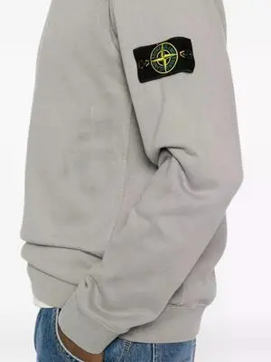 Stone Island Logo-patch Sweatshirt - Grey