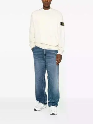 Stone Island Logo-patch Sweatshirt - Neutrals