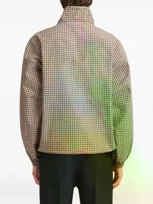 Marni Checked Funnel-neck Shirt