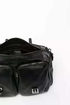 Prada Re-nylon Leather Shoulder Bag