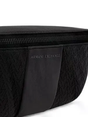 Armani Exchange Monogram-patterned Belt Bag