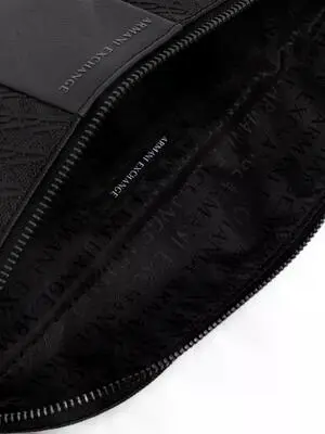 Armani Exchange Monogram-patterned Belt Bag