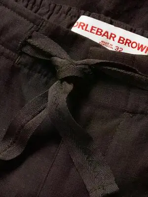 Orlebar Brown Alex Drawstring Linen Straight-leg Trousers