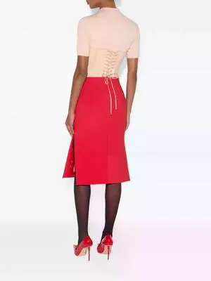 Elisabetta Franchi Knit Bustier-style Polo Shirt
