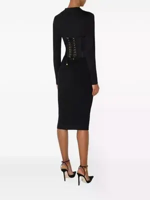 Elisabetta Franchi Knit Bustier Dress