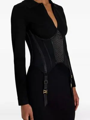 Elisabetta Franchi Knit Bustier Dress