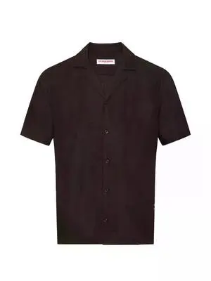 Orlebar Brown Maitan Open-weave Shirt - Brown
