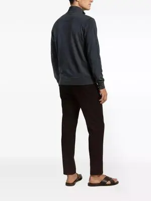 Orlebar Brown Isar Quarter-zip Merino-wool Sweatshirt