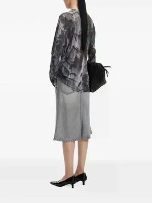 JNBY Fishtail Hem Midi Skirt
