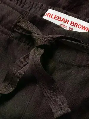 Orlebar Brown Alex Drawstring Linen Deck Shorts