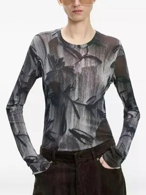 JNBY Mesh Long-sleeve T-shirt