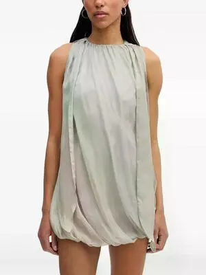 ISABELLE BLANCHE Draped Sleeveless Mini Dress