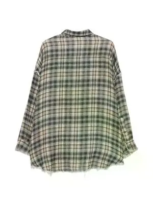 R13 Plaid-pattern Shirt
