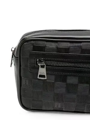 Karl Lagerfeld Bumbag Check-patterned Logo-embossed Belt Bag