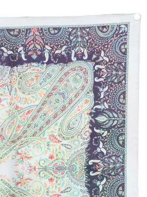 Etro Paisley-print Silk Scarf