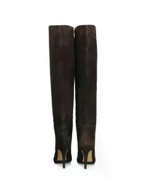 L'ARIANNA Suede Pointed-toe Boots
