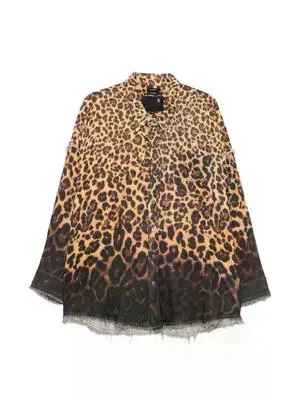 R13 Leopard-print Shirt - Neutrals