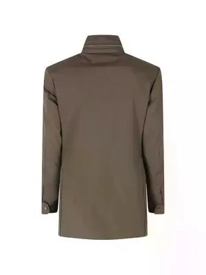 MOORER Vittor-ac High-neck Concealed-fastening Jacket