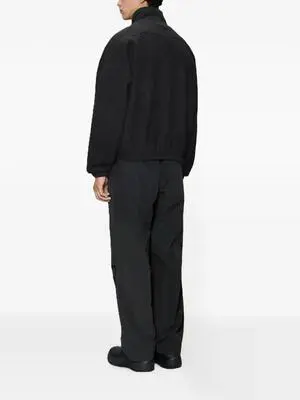 Rains Fleece-texture High-neck Jacket