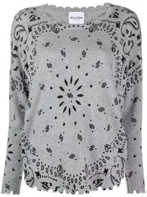 KUJTEN Intarsia-knit Cashmere Jumper