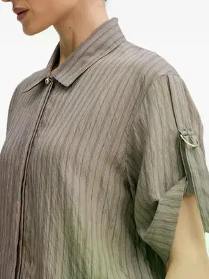 SESSUN Safara Striped Shirt With Buckle Detail