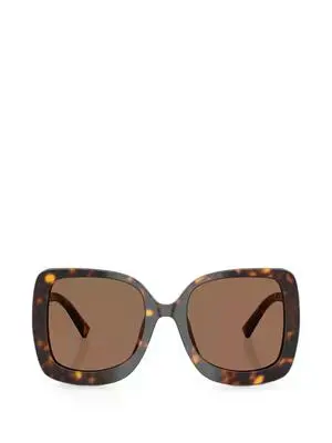 Dolce & Gabbana Dg-logo Tortoiseshell-effect Sunglasses