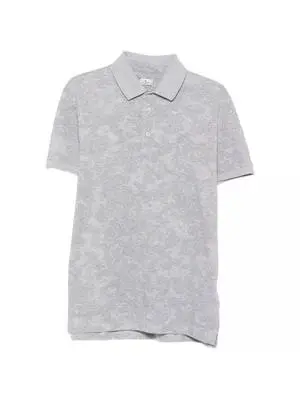 Etro Paisley-print Polo Shirt - Grey