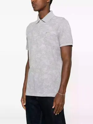 Etro Paisley-print Polo Shirt - Grey