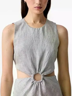 VICOLO Cut-out Ring-detail Dress