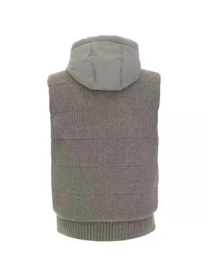 GRAN SASSO Quilted Hooded Gilet