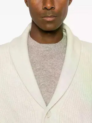 Fedeli Shawl Collar Cardigan - Neutrals