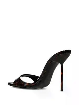 Paris Texas Tortoiseshell-effect Stiletto-heel Sandals