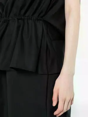 LESS Layered Sleeve Midi Dress