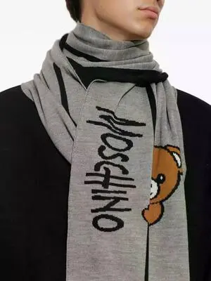 Moschino Teddy Bear-motif Scarf