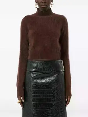 Max Mara Cashmere High-neck Sweater - Brown